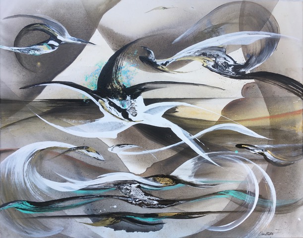 David Ouellette, Visual Artist, at a Wine and Cheese Event – Romanza ...